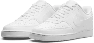 Nike Sneaker NIKE SPORTSWEAR Court Vision Low Next Nature, Damen, Gr. 36,5, wei&szlig;, Synthetik, Schuhe Skaterschuh Sneaker low, inspiriert vom Design des Nike