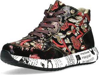 Laura Vita Chaussures à Lacets Sneaker pour Femmes Burton 15, Pointure:40 EU, La Couleur:Rouge