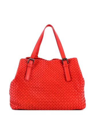 Bottega Veneta A-Shape Intrecciato Nappa Large tote bag - Rot