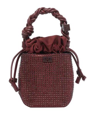 Ganni Clutch - Rot