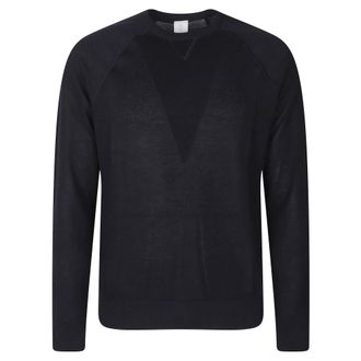 Eleventy Homme, Pulls, Bleu, Taille: 2XL Long Sleeves Sweater