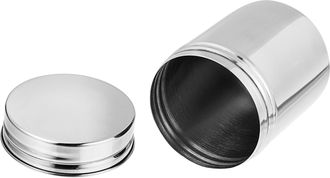 Cabilock Edelstahl Vorratsdose Kleine Dose mit Deckel Gewürzdose Teedose Aufbewahrungsdose für Kaffee Tee Küche Lebensmittel