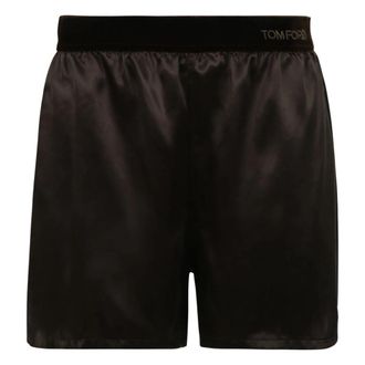 Tom Ford Seidenschlafshorts - - Nightwear & Lounge - Damen - Braun - M