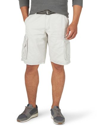 Lee Wyoming Herren-Cargo-Shorts mit Gürtel, Grau (Cadet Gray), 46