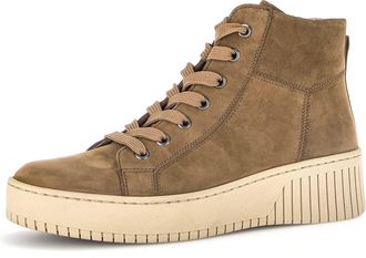 Gabor Damen Schn&uuml;rstiefeletten, Frauen Stiefeletten,Wechselfu&szlig;bett,Best Fitting,uebergangsstiefel,schn&uuml;rboots,Boots,nut (Panna),39 EU / 6 UK