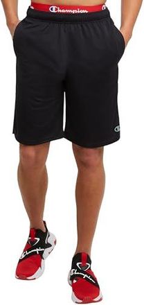 Champion évacuation de lhumidité, Short de Sport (Reg Grand) Court, Logo C Noir, L Homme