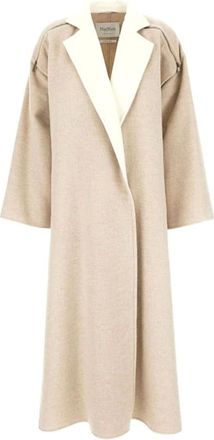 Max Mara Femme, Manteaux, Beige, Taille: 32 FR Cappotto