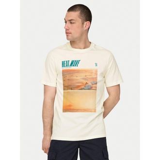 Only & Sons T-Shirt Magdy 22029454 Wei&szlig; Regular Fit