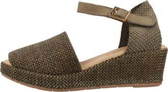 Pitillos Pitillos, Femme, Chaussures, Vert, Taille: 39 EU 11260P Sandalia Pala Rafia