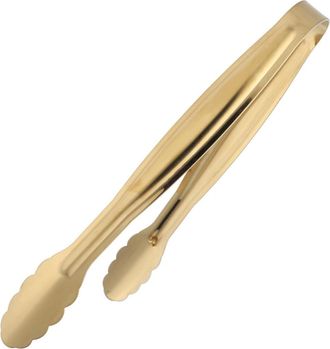 Cabilock 4st&uuml;cke Mini Servierzangen Praktische Zangen F&uuml;r Eisw&uuml;rfel Brot S&uuml;&szlig;igkeiten Und F&uuml;r K&uuml;che Bar Und Partys Gold