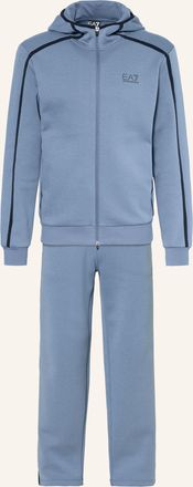 Emporio Armani ea7 Emporio Armani Set: Sweatjacke Und Sweatpants blau