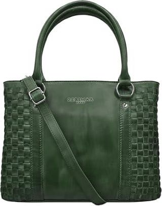 Zerimar | Sac &agrave; main d&eacute;contract&eacute; pour femme | Sac bandouli&egrave;re compact &agrave; plusieurs compartiments | Id&eacute;al au quotidien, en voyage ou au travail | Couleur olive 