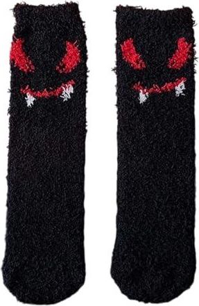 Generic Chaussettes Femme Chaussettes Chaudes Femme Chaussettes Thermiques Femme De Classique Halloween Courtes En Polaire D&eacute;coratives Chaudes Pour Dormir Ou 