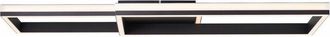 Brilliant Lampe, Metis led Deckenleuchte 60x23cm schwarz, 1x led integriert, 44W led integriert, (4300lm, 3000K), In 3 Stufen &uuml;ber Wandschalter dimmbar