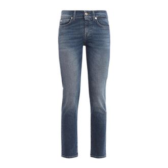 7 For All Mankind Mid Rise Roxanne Jeans - - Jeans - Herren - Blau - W28