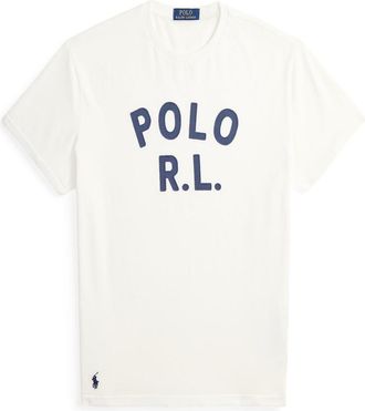Ralph Lauren T-Shirt aus Baumwolle mit Label-Stickerei, Classic Fit in