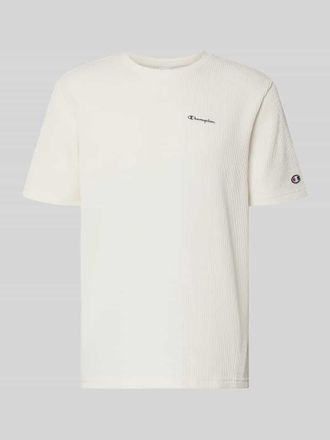Champion T-Shirt mit Strukturmuster und Label-Stitchings