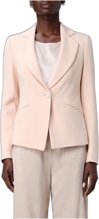 Emporio Armani Einkn&ouml;pfiger Blazer aus Viskosemischung - - Jackets - Damen - Rosa - S