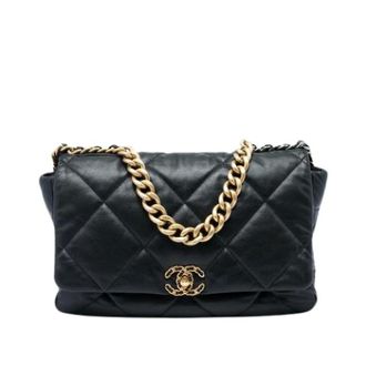 Chanel Sac 19 Flap doccasion - Femme - Pre-owned - Noir - Taille: ONE Size