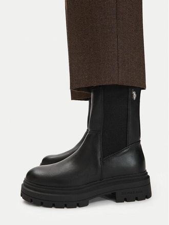 U.S.Polo Association Stiefeletten EO-SVETA003W/GYE1 Schwarz
