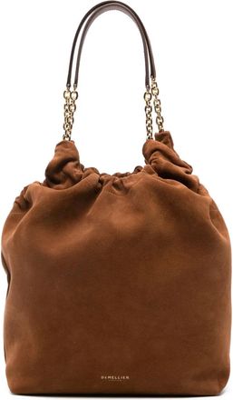 DeMellier Miami Schultertasche aus Wildleder - Braun