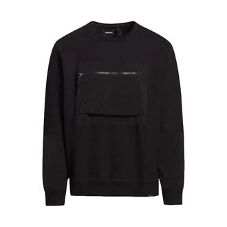Nemen Sweatshirt mit Brusttasche Ink Black - - Sweatshirts & Hoodies - Herren - Schwarzk - S