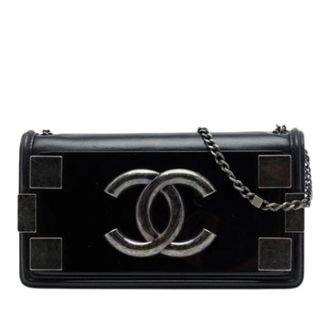 Chanel Pre-owned Sac &agrave; rabat - Femme - Pre-owned - Noir - Taille: ONE Size