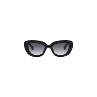 Roberto Cavalli Quilted Snake Sonnenbrille - - Accessories - Damen - Schwarzk - ONE SIZE