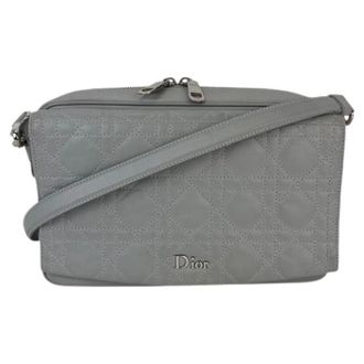 Dior Pre-owned Cannage Stardust Small Camera Crossbody Bag - - Pre-owned - Damen - Grau - ONE SIZE