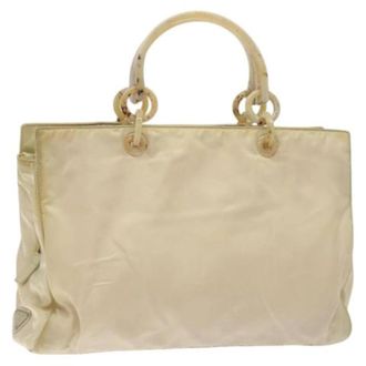 Prada Pre-owned Nylon handtaschen - - Pre-owned - Damen - Beige - ONE SIZE
