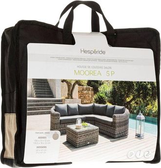Hesperide Hesperide - Housse de coussin pour salon Moor&eacute;a 5 places savana en polyester - Hesp&eacute;ride