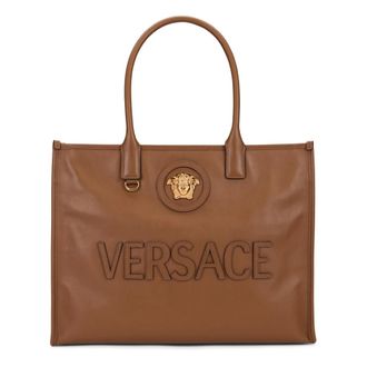 Versace Femme, Sacs, Brun, Taille: ONE Size Tote Bag