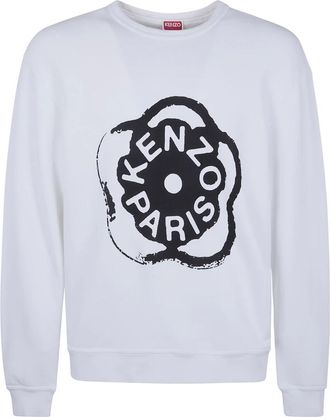 Kenzo Homme, Sweatshirts et sweats &agrave; capuche, Blanc, Taille: L Boke Flower 2.0 Classic SweaT-shirt