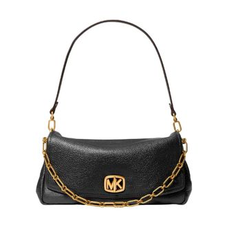 Michael Kors Bryant Grand Sac Bandouli&egrave;re Convertible en Cuir Textur&eacute; - Femme - Sacs - Noir - Taille: ONE Size