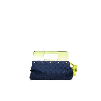 Missoni Plexi Pouch Rachelle - - Bags - Damen - Blau - ONE SIZE