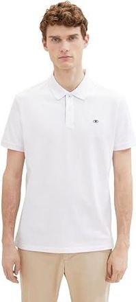 Tom Tailor Homme Polo Basic Piqué, White, S