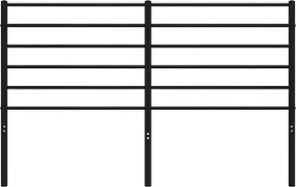 Generic Kopfteil aus Metall, Horizontale Stange mit Beindesign, Einfache Montage f&uuml;r Twin-, Full-, Queen- und King-Size-Betten (160 cm)