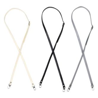 BESTONZON FOMIYES 3 Pièces Sangle de Sac Réglable avec Fermoir Argenté Bandoulière de Remplacement pour Sac à Main Sangle Épaule Détachable pour Crossbody Confo