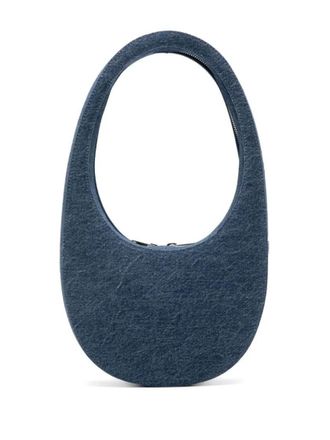Coperni Hobo Bags - Medium Blue Denim Mini Bag - Gr. unisize - in Gr&uuml;n - f&uuml;r Damen
