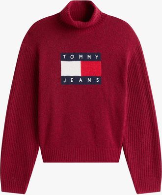 Tommy Hilfiger Pull c&ocirc;tel&eacute; &agrave; logo