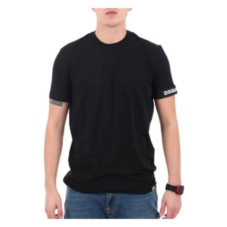 Dsquared2 Homme, Tops, Noir, Taille: XL T-shirt &agrave; col rond