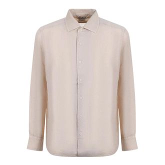 MC2 Saint Barth Homme, Chemises, Beige, Taille: XL Pamplona Linen Shirt