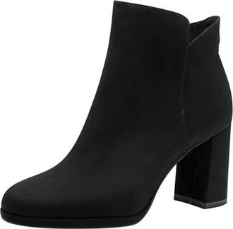 Tamaris Bottines &agrave; talon pour femme 1-25362-45 - Noir - Taille 35 EU, Noir, 35 EU