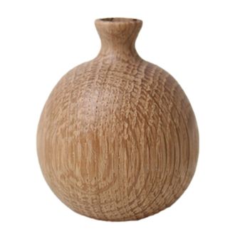 Generico Tischvase aus Holz, Mini aus nat&uuml;rlicher Eiche, 5,3 cm, tolle, Heimdekoration | Tischdekoration f&uuml;r Abendessen, Hochzeiten, Feiertage, Dekoration und 