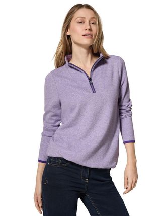 Cecil Damen B322379 Melange Troyer, Gentle Lilac Melange, XXL EU