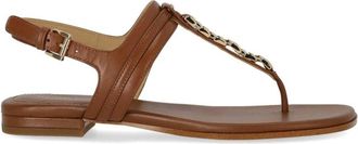 Michael Kors Femme, Chaussures, Brun, Taille: 38 1/2 EU Marcia Thong Sandal
