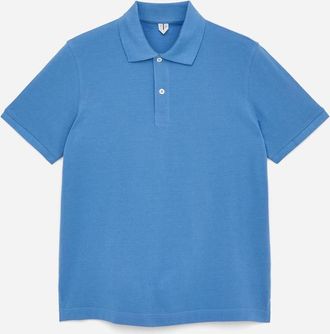 Arket Pikee-Poloshirt -Blau