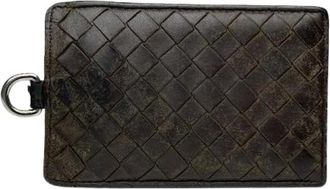 Bottega Veneta unisex, Pre-owned, Brun, Taille: ONE Size Portefeuille Vintage Pre-owned