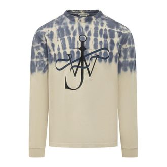 J.W.Anderson Tie-dye Ribbon Anchor Long Sleeve - - Tops - Herren - Mehrfarbig - S