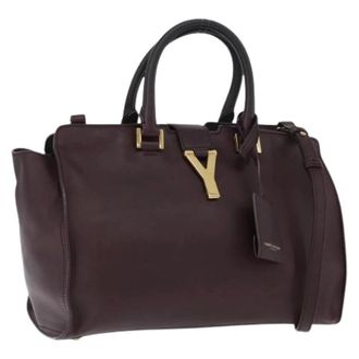 Saint Laurent Sac &agrave; main vintage Pre-owned - Femme - Pre-owned - Violet - Taille: ONE Size